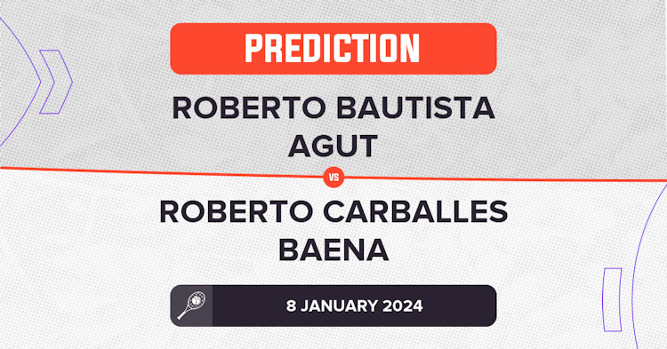 Roberto Bautista Agut vs Roberto Carballes Baena Prediction - ATP Auckland 2024