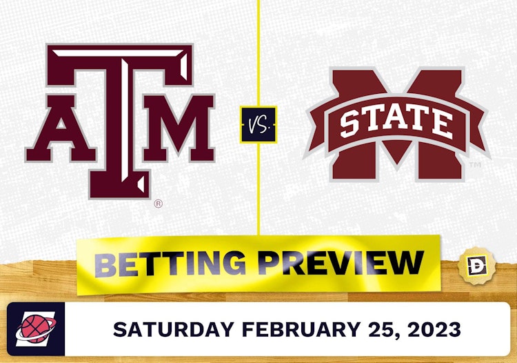 Texas A&M vs. Mississippi State CBB Prediction and Odds - Feb 25, 2023