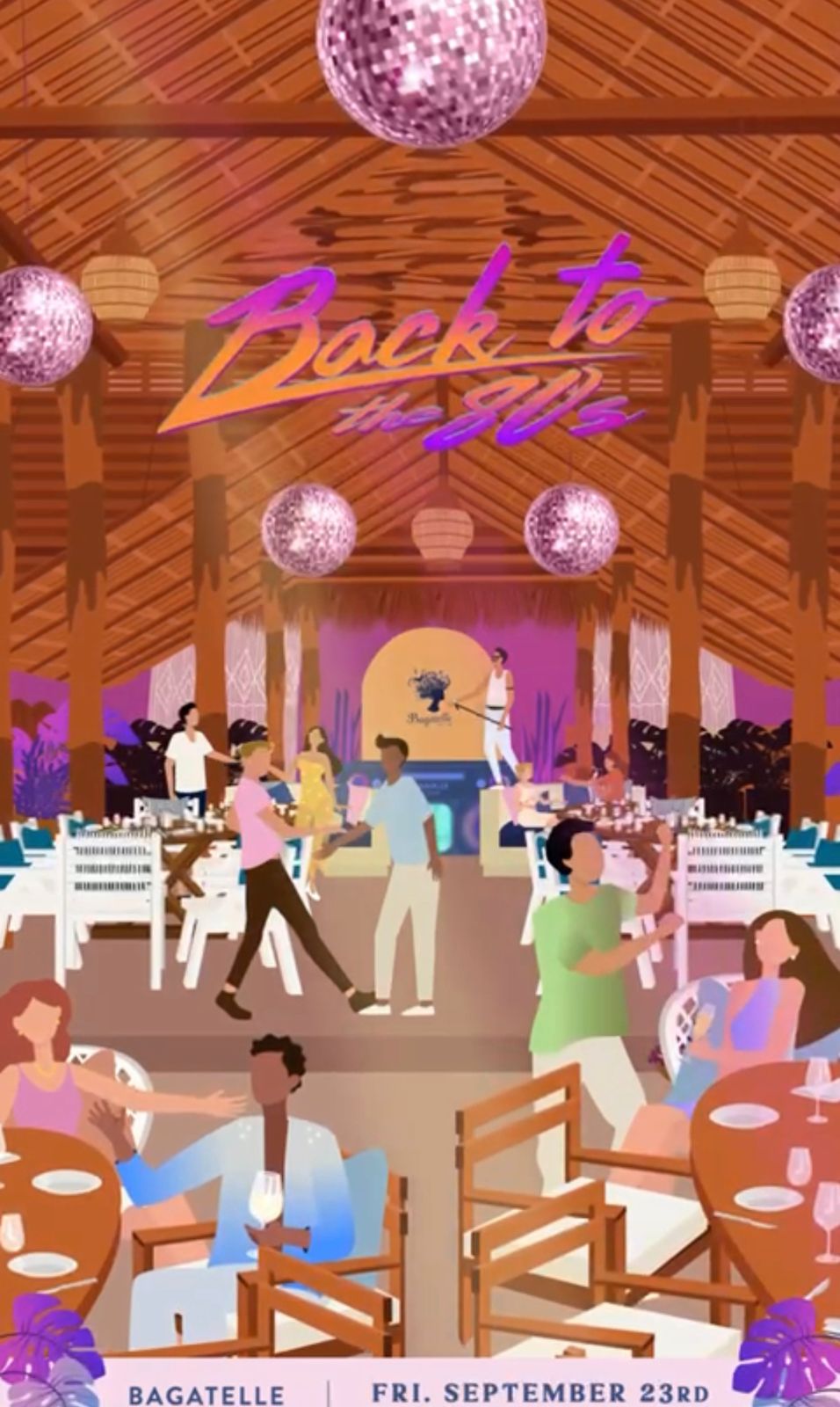 Back to the 80's @ Bagatelle Tulum - TULUM PARTY