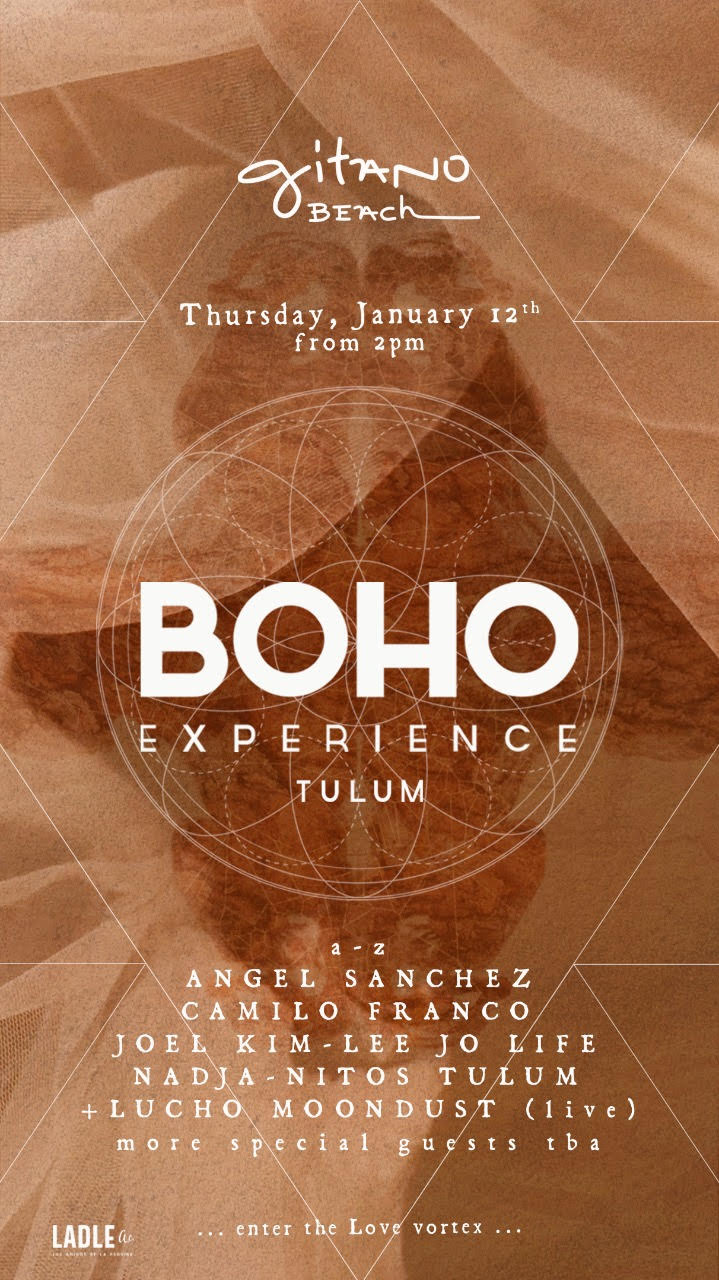 [tulum.party] Boho Experience Gitano Beach | Tulum January 2023