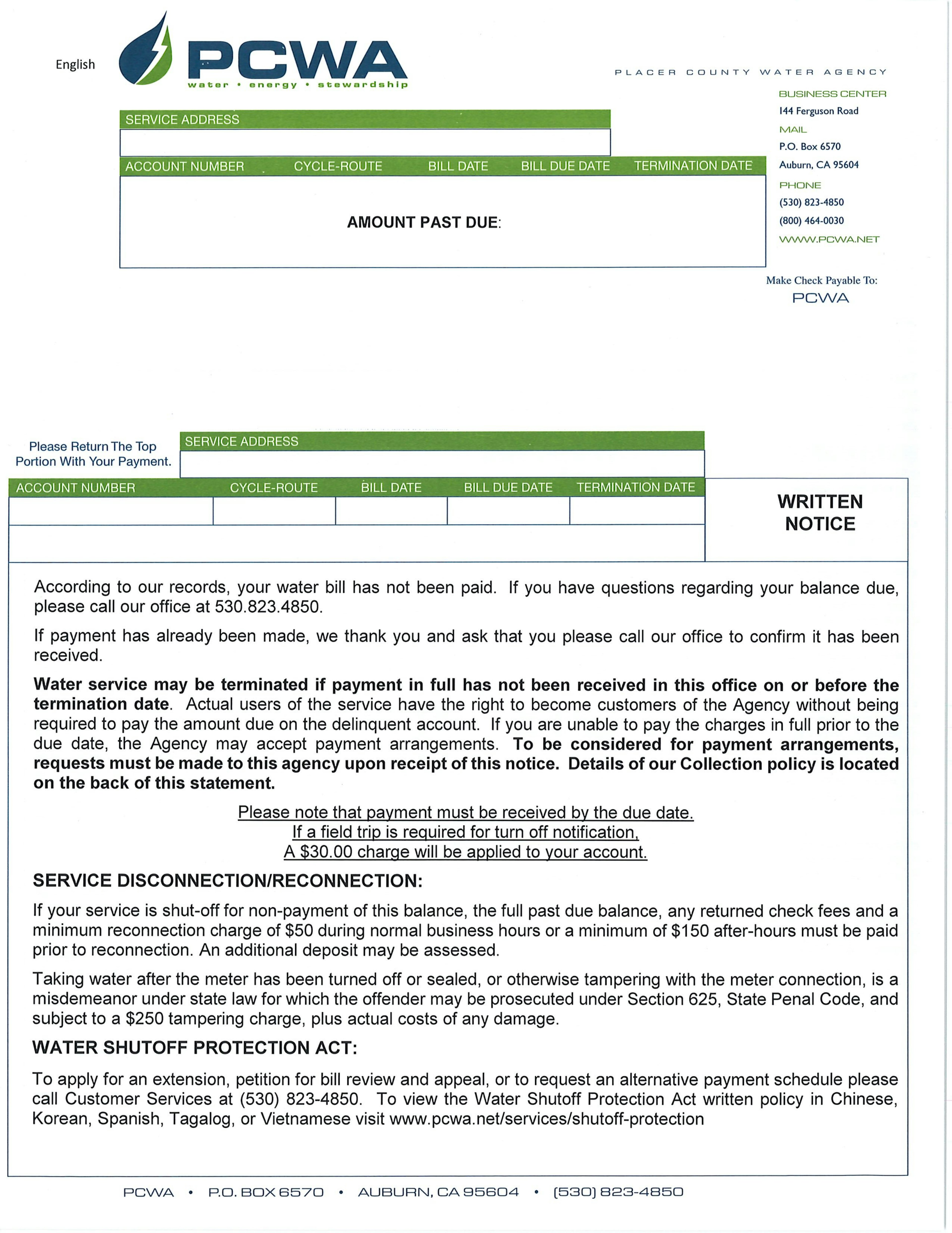 Customer Shutoff Protection | pcwa.net