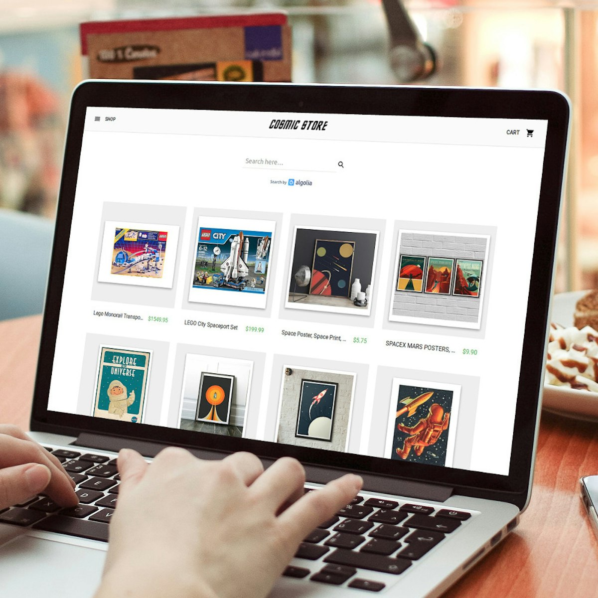 Cosmic Store with Algolia Search - Templates | Cosmic