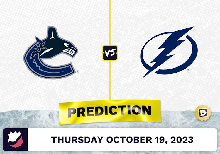 Canucks vs. Lightning Prediction and Odds - October 19, 2023 Canucks vs. Lightning Prediction and Odds - October 19, 2023