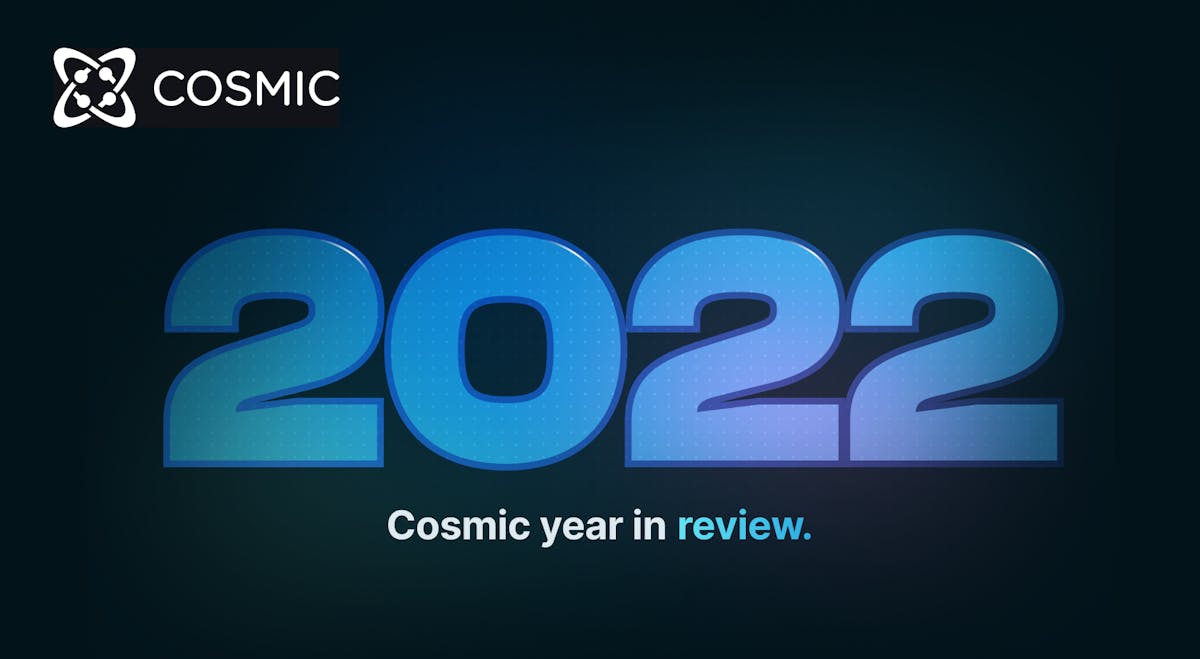 Cosmic Year In Review Cosmic 