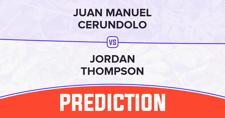 Juan Manuel Cerundolo vs Jordan Thompson Prediction - 2026 Australian Open