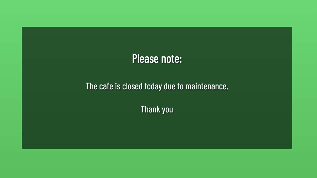 Notice App for Digital Signage - TelemetryTV