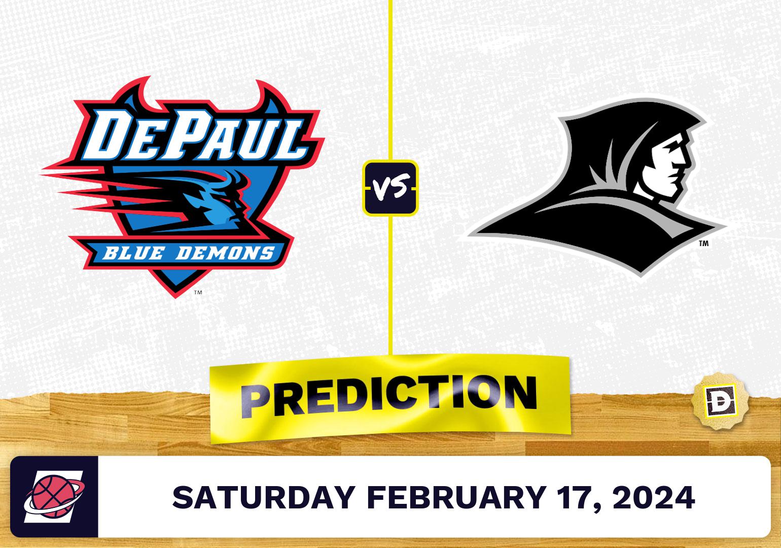 DePaul vs. Providence Prediction by Proven Computer Model [2/17/2024]