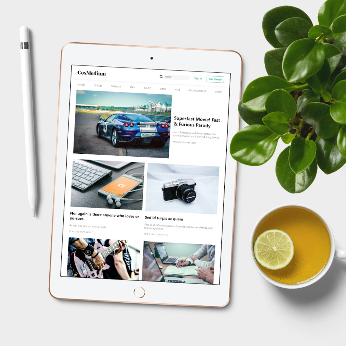 React Cosmedium Blog - Templates | Cosmic